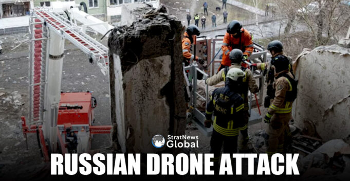 Nine Killed As Russian Drone Strikes Apartment Block In Ukraine