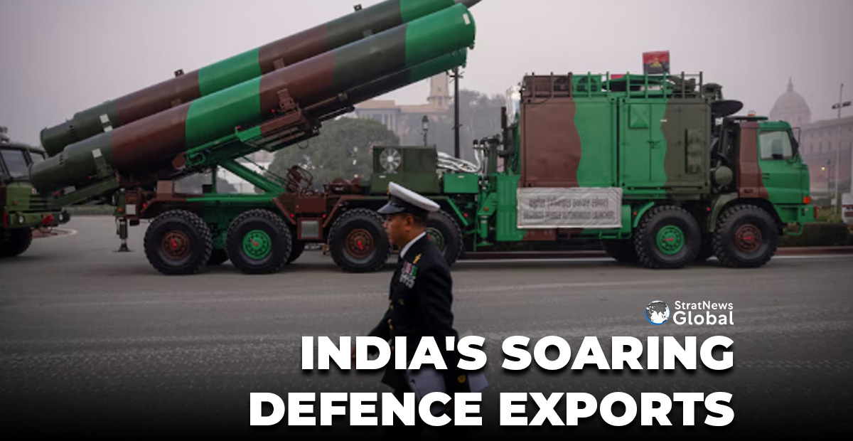 India's Defence Exports Hit Record $2.76 Billion In FY25