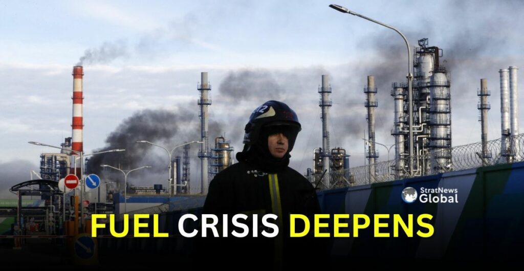 Ukrainian Drone Strikes Forces Russia To Ban Jet Fuel Exports